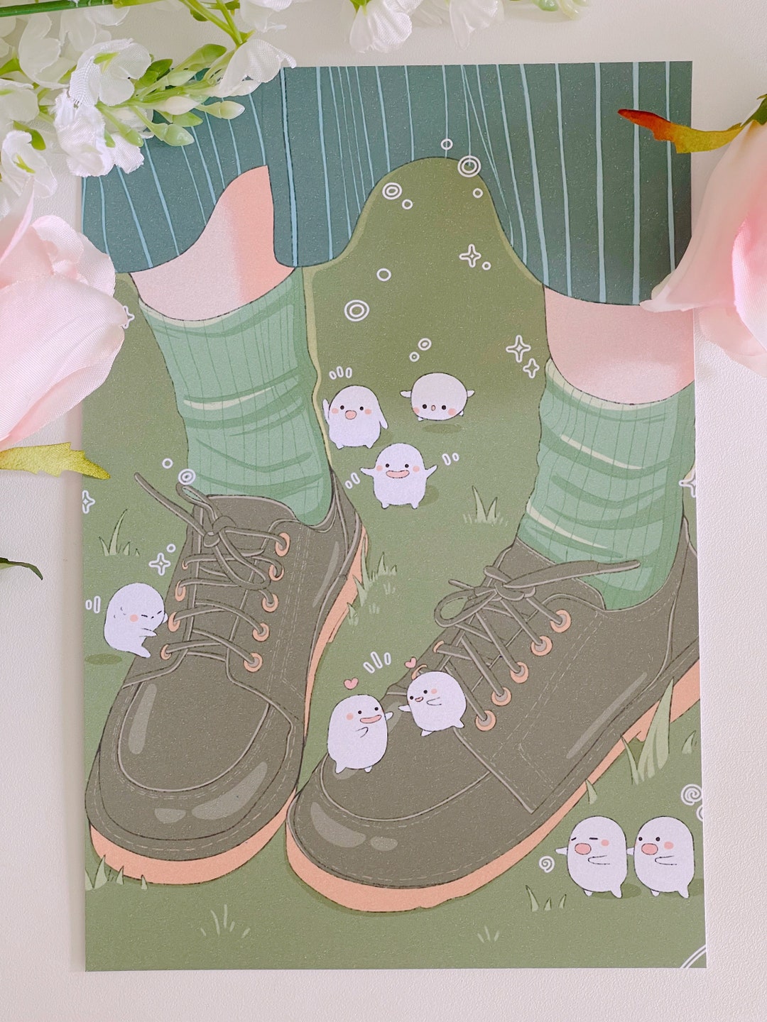 Warawara Invasion Art Print A5 Wall Decor Ghibli Cute Prints Anime ...