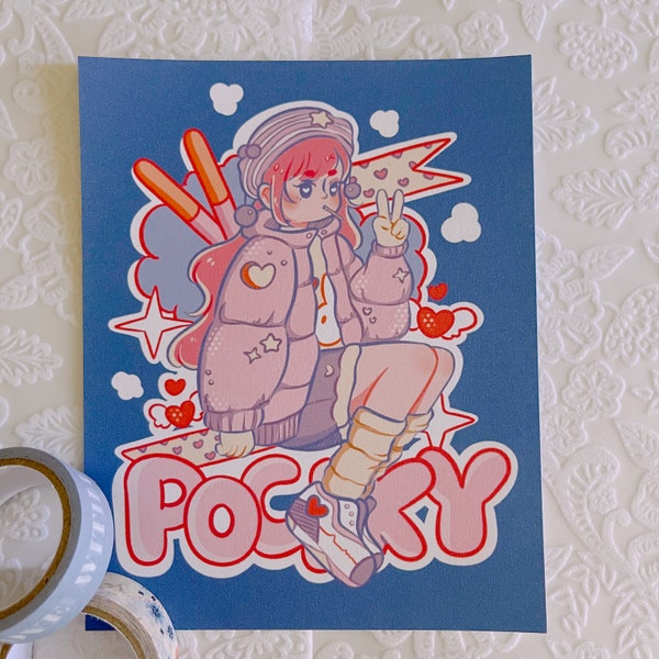 Anime Pocky Art - Etsy