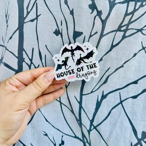 Cute Book Dragon Holographic Sticker, Kindle Sticker, Bookish Sticker ...