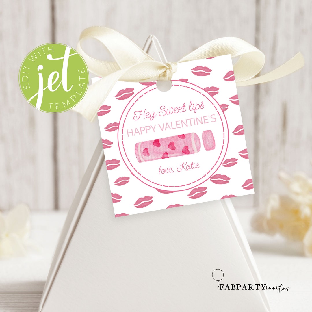 Printable Valentine's Gift Card for Kids, Editable Square Valentines ...