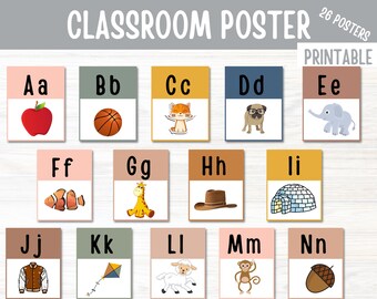 Neutral Boho Classroom Decor | Etsy