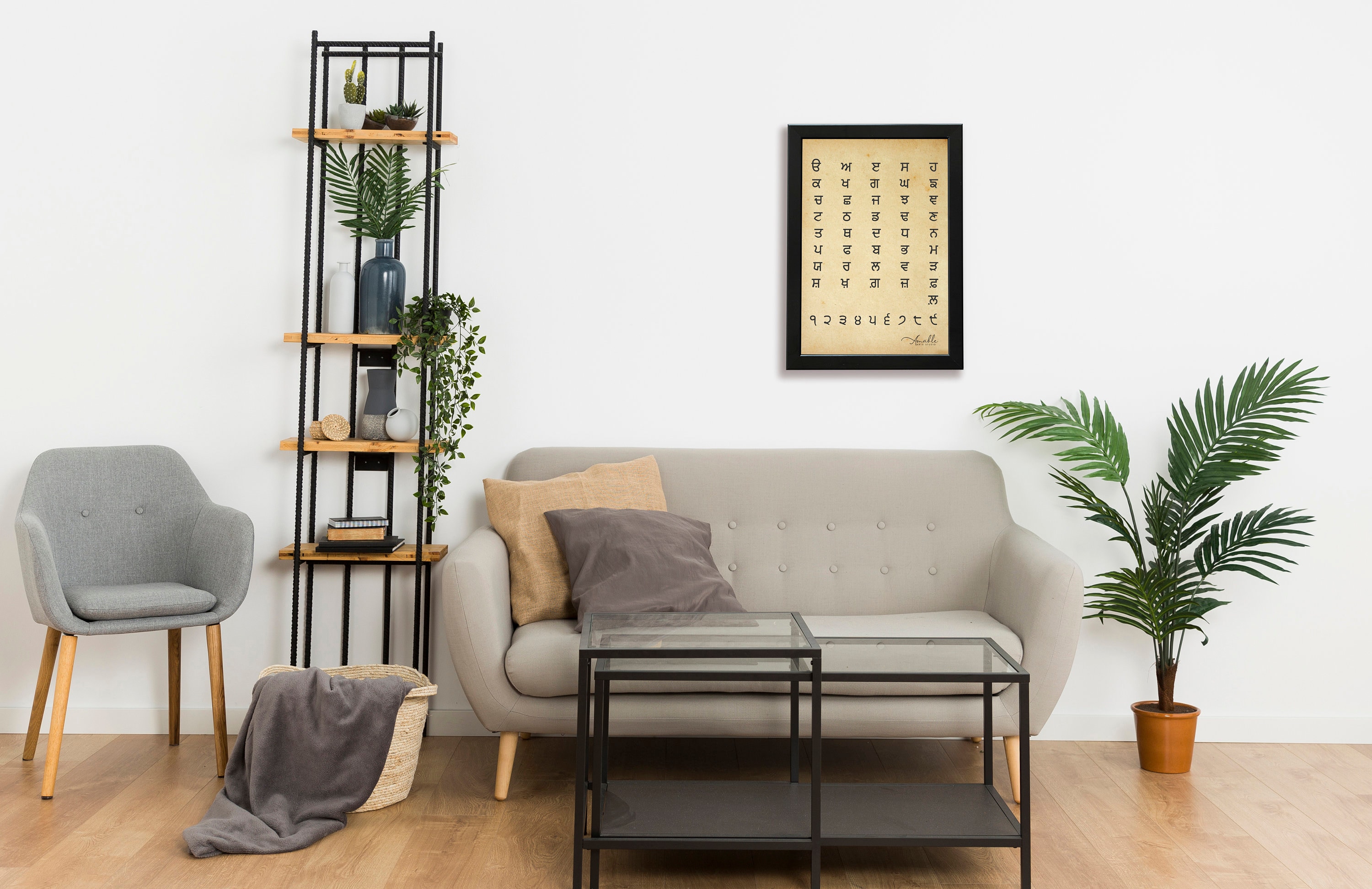 Punjabi Alphabets Printable Poster for Kids Uda Aida Punjabi Letter ...