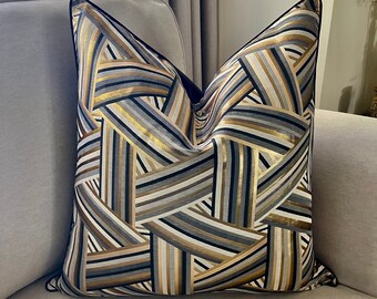 Luxury Gold Foil Pillow, Luxury Gold Glam Pillow, White and Gold ...