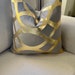 Luxury Gold Foil Pillow, Luxury Gold Glam Pillow, White and Gold ...