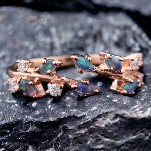 Opal Twig Ring - Etsy
