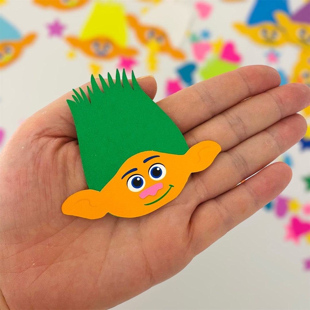 Trolls Cutouts and Confetti , Trolls Birthday Decoration - Etsy