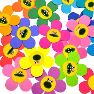 Trolls Flower Confetti . Trolls Party Decorations - Etsy