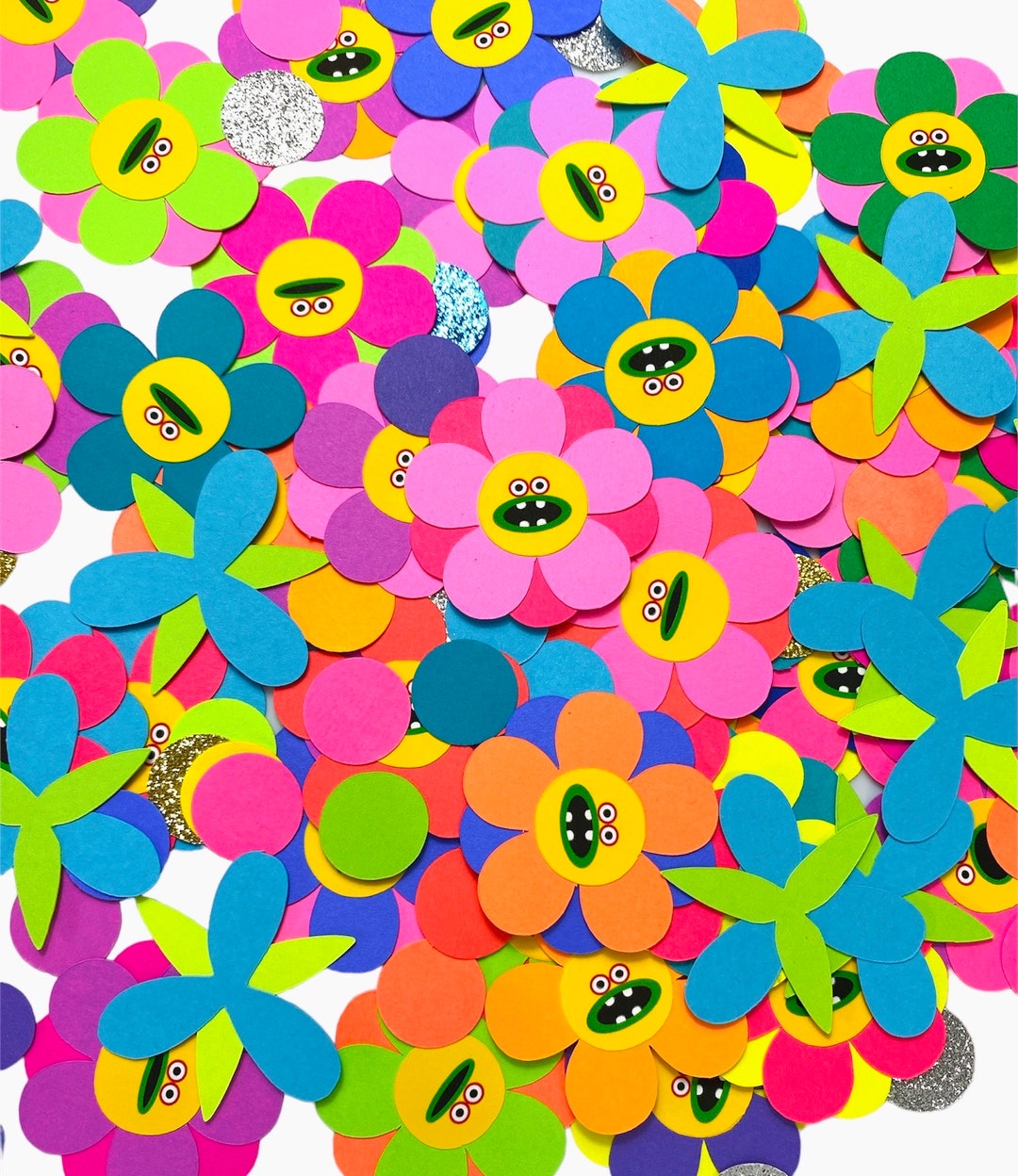 Trolls Flower Confetti . Trolls Party Decorations - Etsy