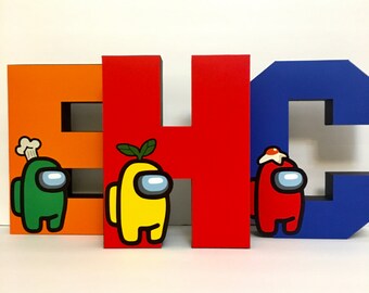 Among Us Letters - Etsy