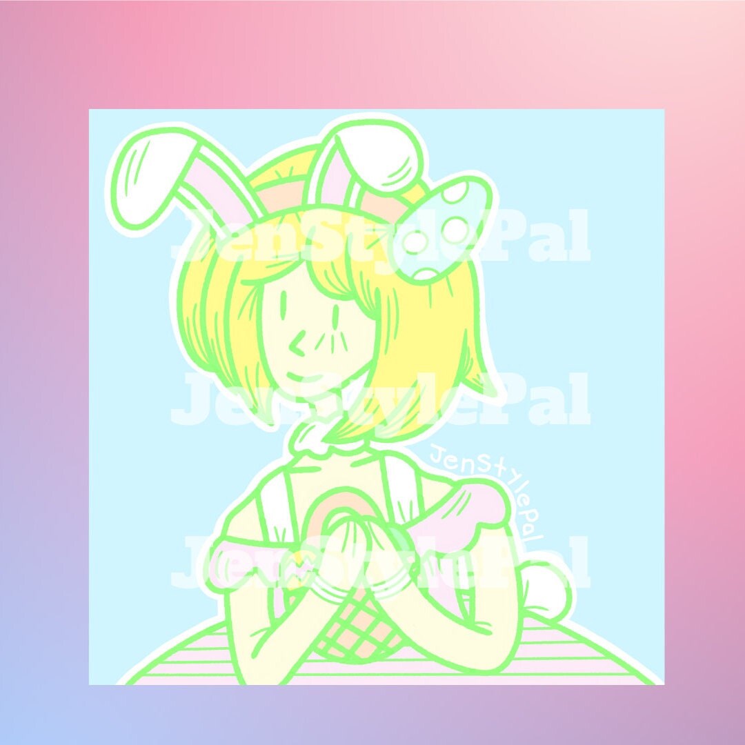 Easter Digital Adoptable Character Design OC || Read the Description - Etsy