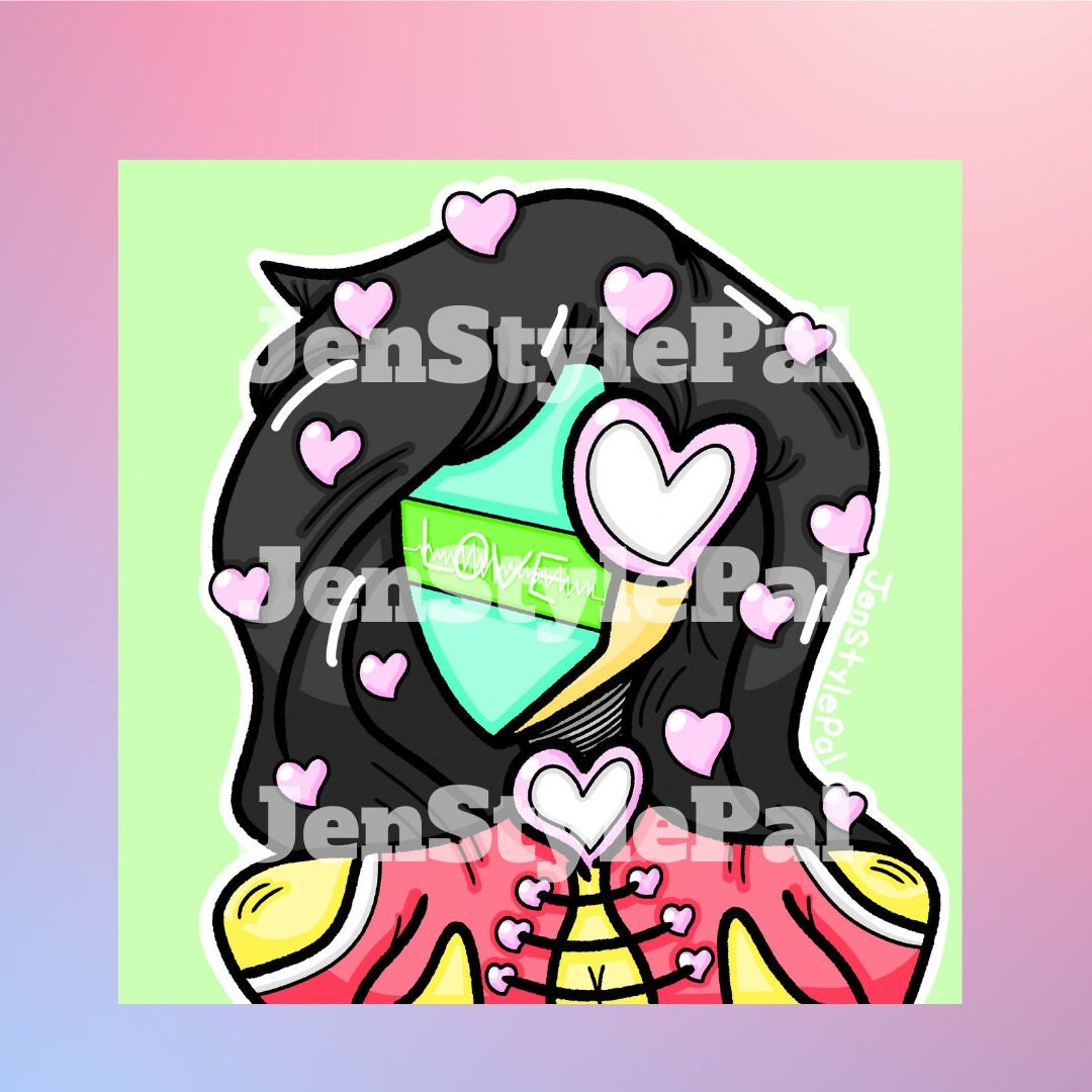 Digital Valentine Theme Character Design Oc || Read Description - Etsy