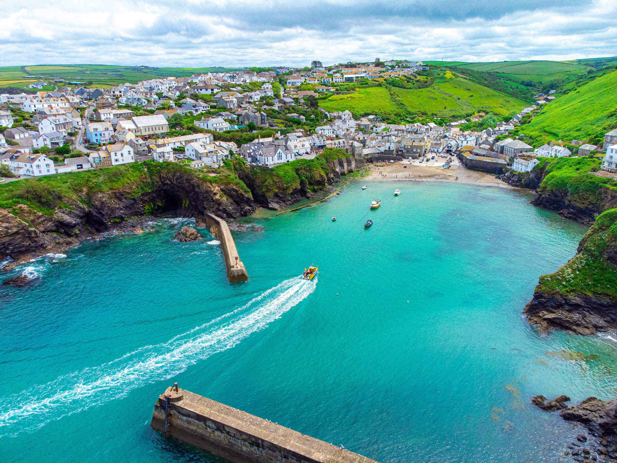 Photo Print of Port Isaac in Cornwall. the Setting for Doc Martin TV ...