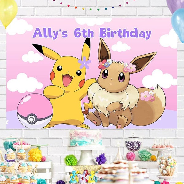 Eevee Birthday Party - Etsy