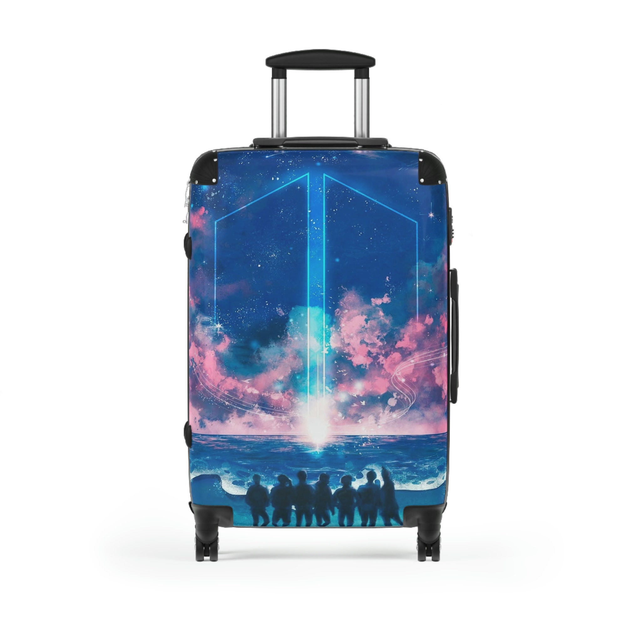 BTS Suitcase Suitcases Hard Shell Suitcase with Spinner Wheels Travel ...