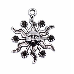 5 Ancient Sun Charms 24mm X 18mm - Etsy UK