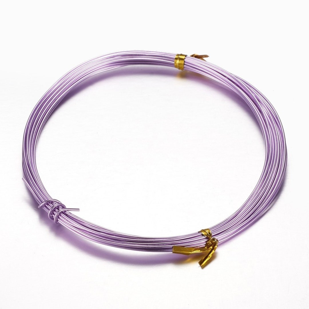 Aluminium Craft Wire, Lilac, 20 Gauge, 0.8mm, 10 Meter Roll - Etsy UK
