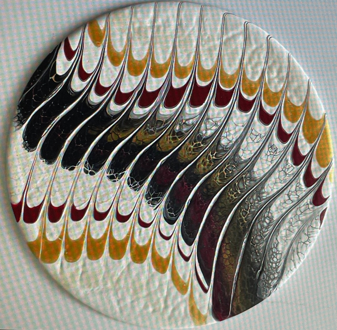 Handmade CD Art Designs Coming Soon Brown Color Acrylic Paint - Etsy