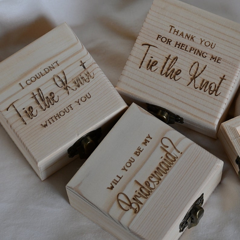 Unique Jewelry Box Engraved Jewelry Box Will You Be My - Etsy