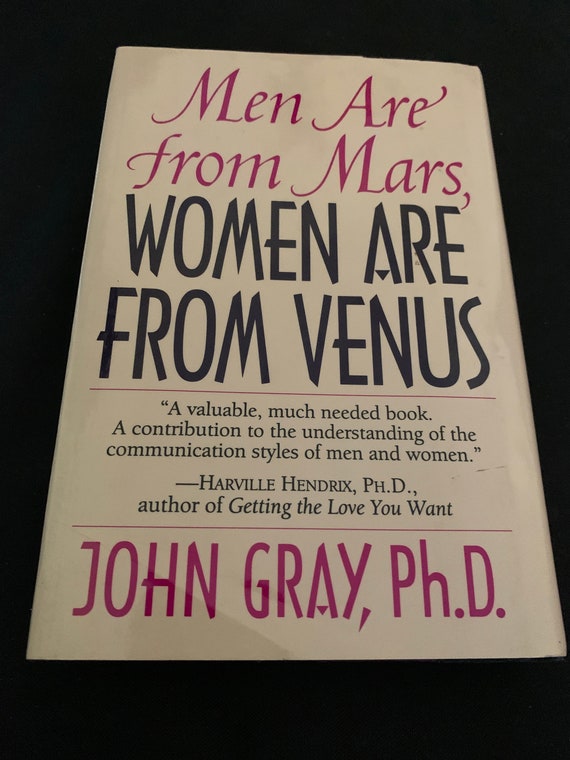 Men Are From Mars Women Are From Venus Book Cover