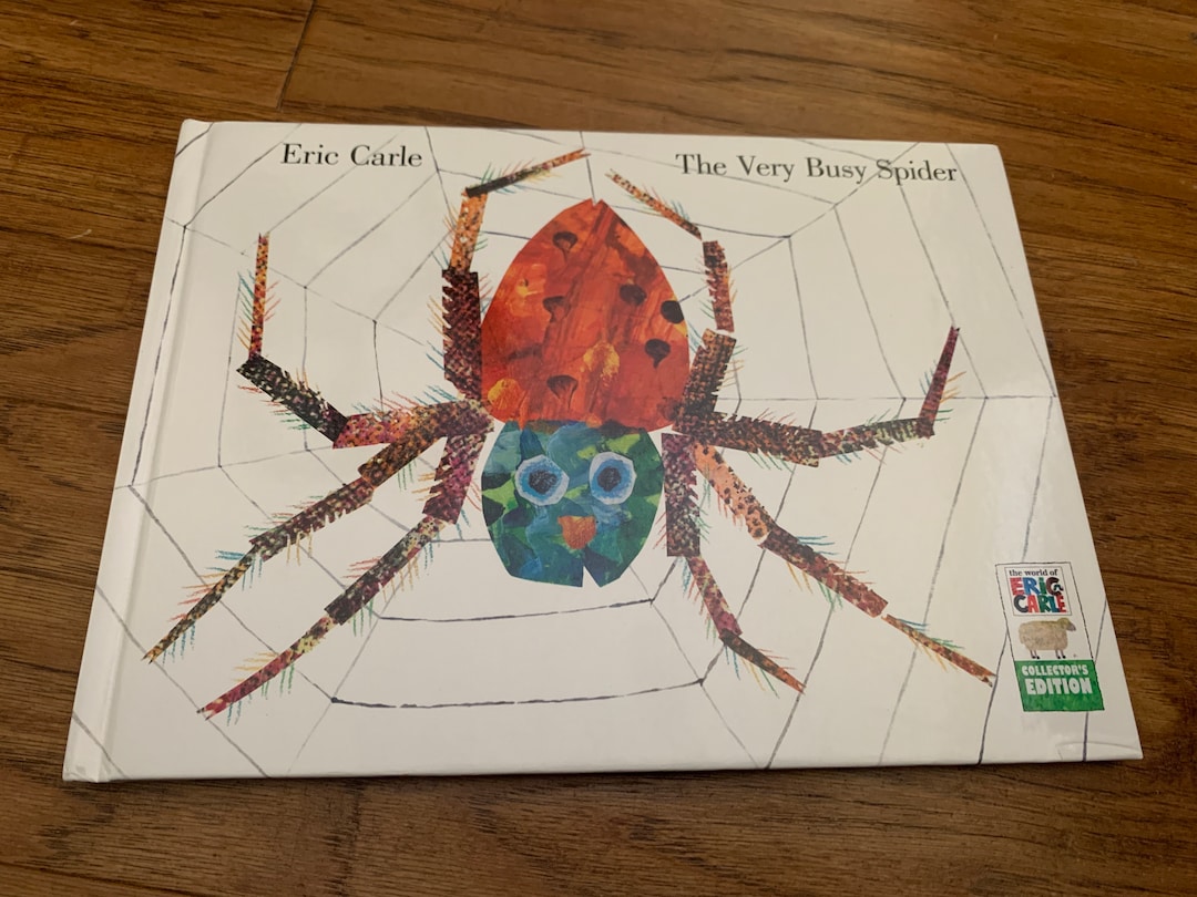 The VERY BUSY SPIDER Eric Carl Kids' Classic..like-new collector's ...