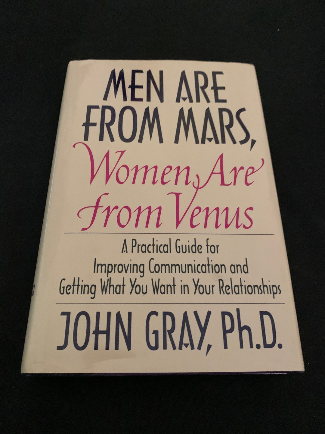 Men Are From Mars Women Are From Venus True First Edition Excellent