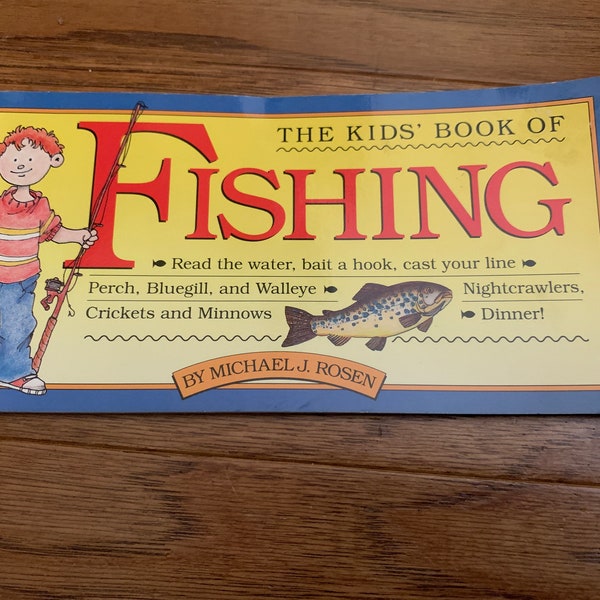 Vintage Fishing Book - Etsy