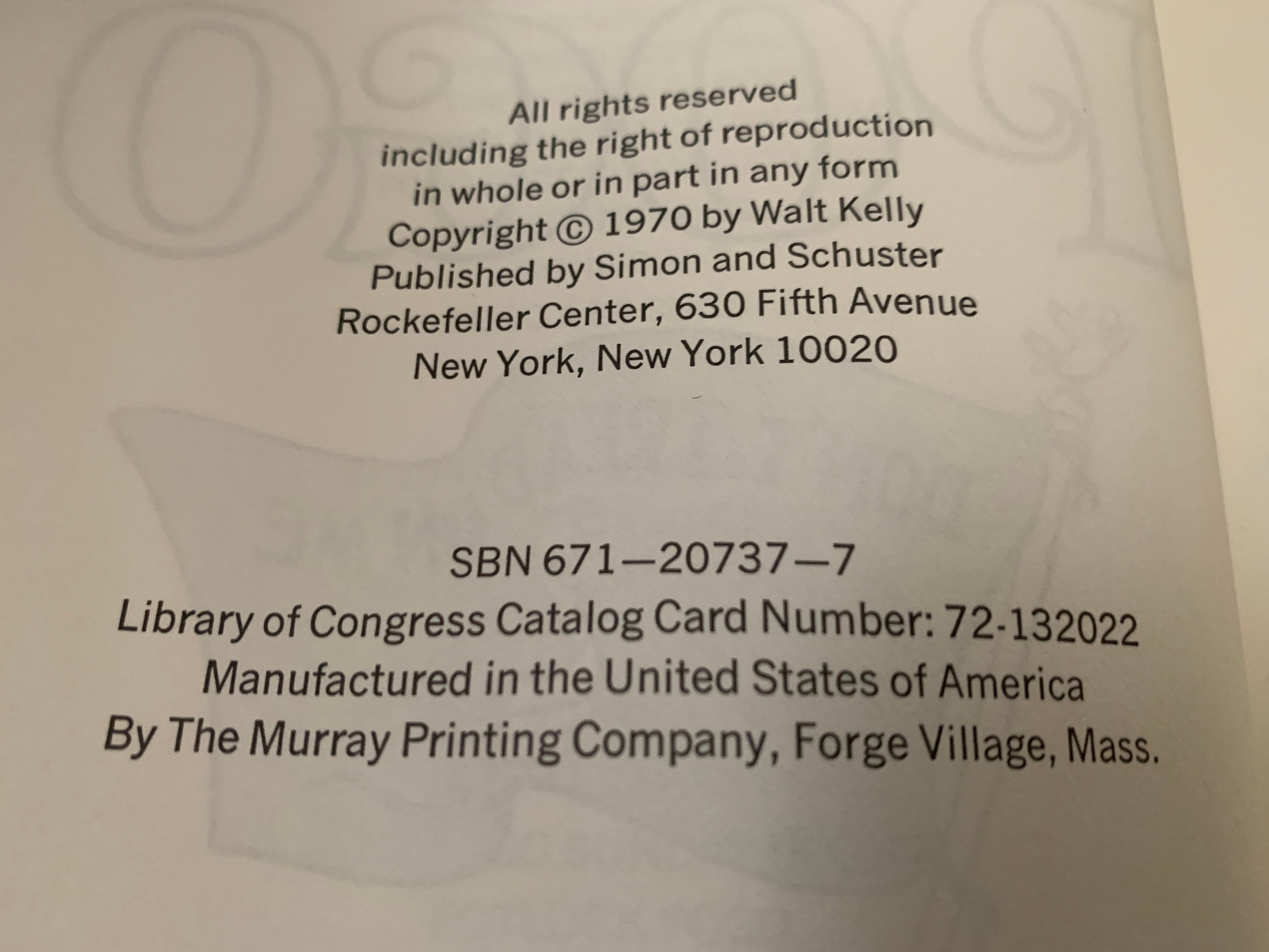 IMPOLLUTABLE POGO: Vintage 1970 First Edition Walt - Etsy