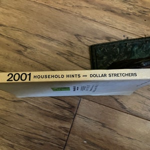 Your TIME CAPSULE is READY 1957 Mid-century Modern Rarity: 2001 Household Hints and Dollar ...