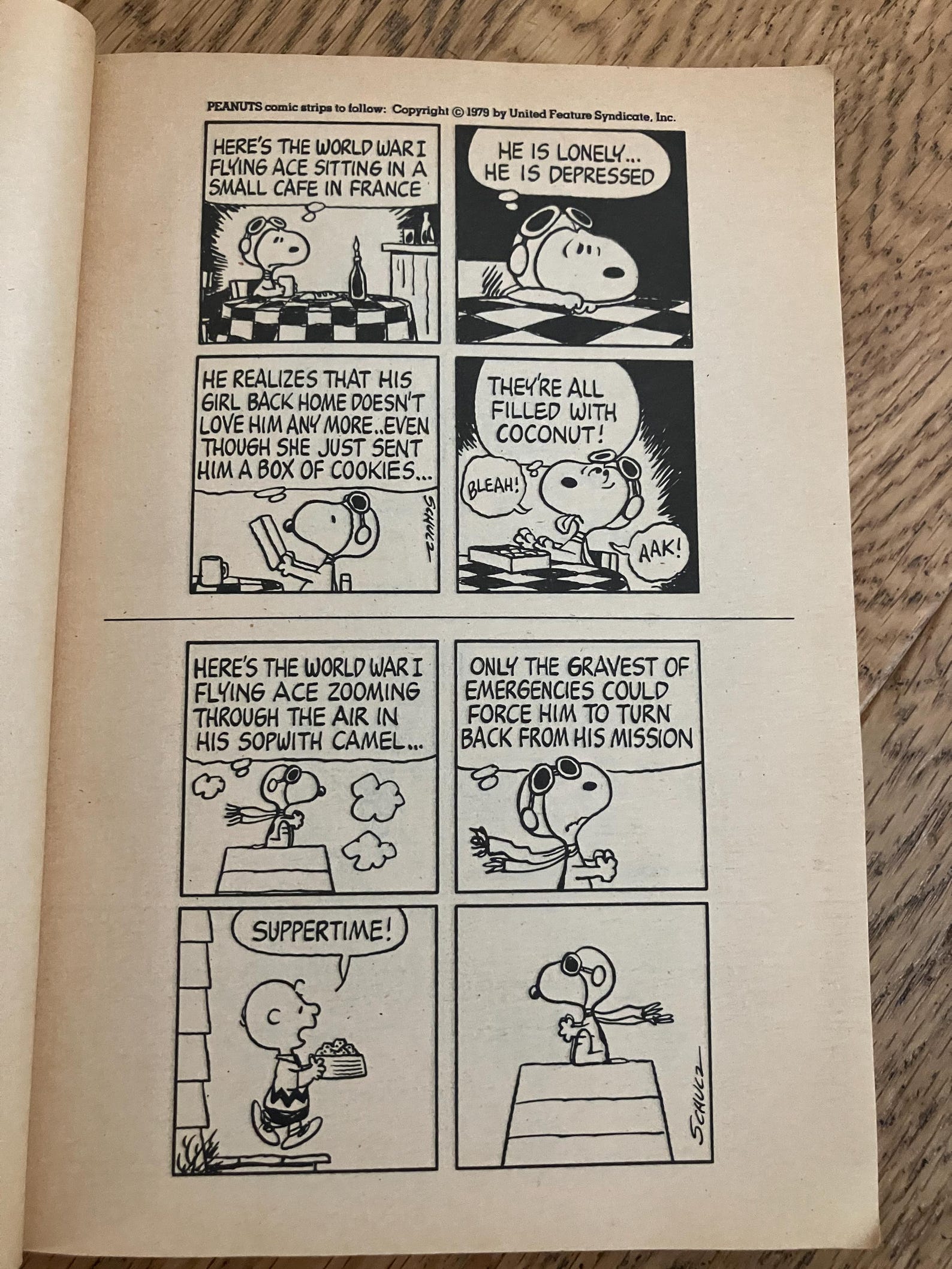 You're Barking up the Wrong Tree, SNOOPY RARE 1979 Reprise of Shulz's ...