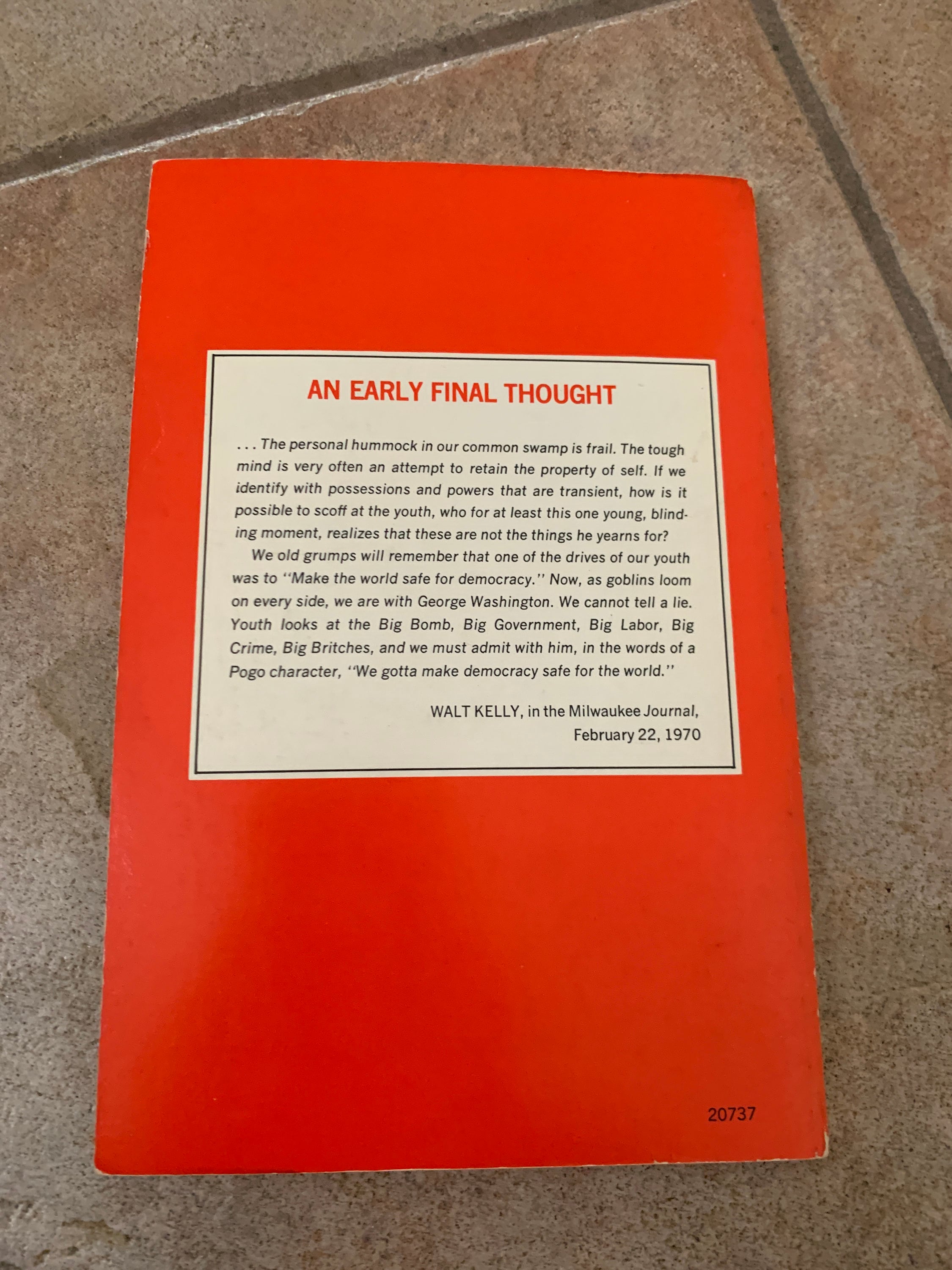 IMPOLLUTABLE POGO: Vintage 1970 First Edition Walt - Etsy