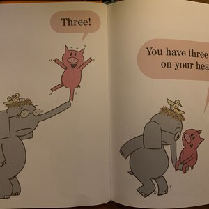 There's A Bird on Your Head FIRST EDITION Mo Willems an Elephant ...
