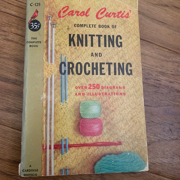 Old Knitting Book - Etsy