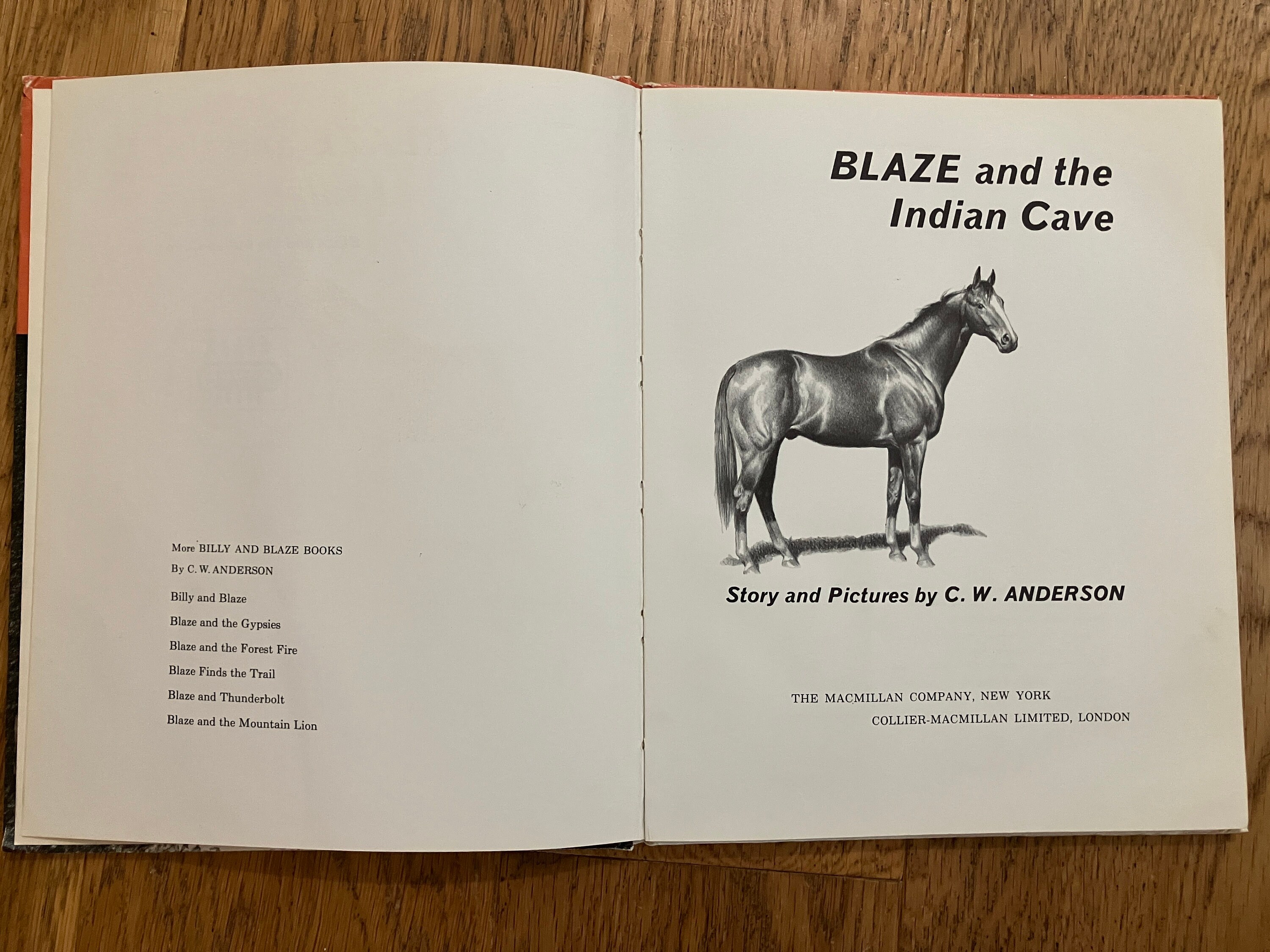 RARE Blaze and the INDIAN CAVE C.W. Anderson: Ultra-vintage, Old-timey ...