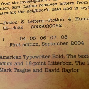 DETECTIVE LARUE Letters From the Investigation mark Teague Charming ...