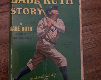 Babe Ruth 1948 Book - Etsy