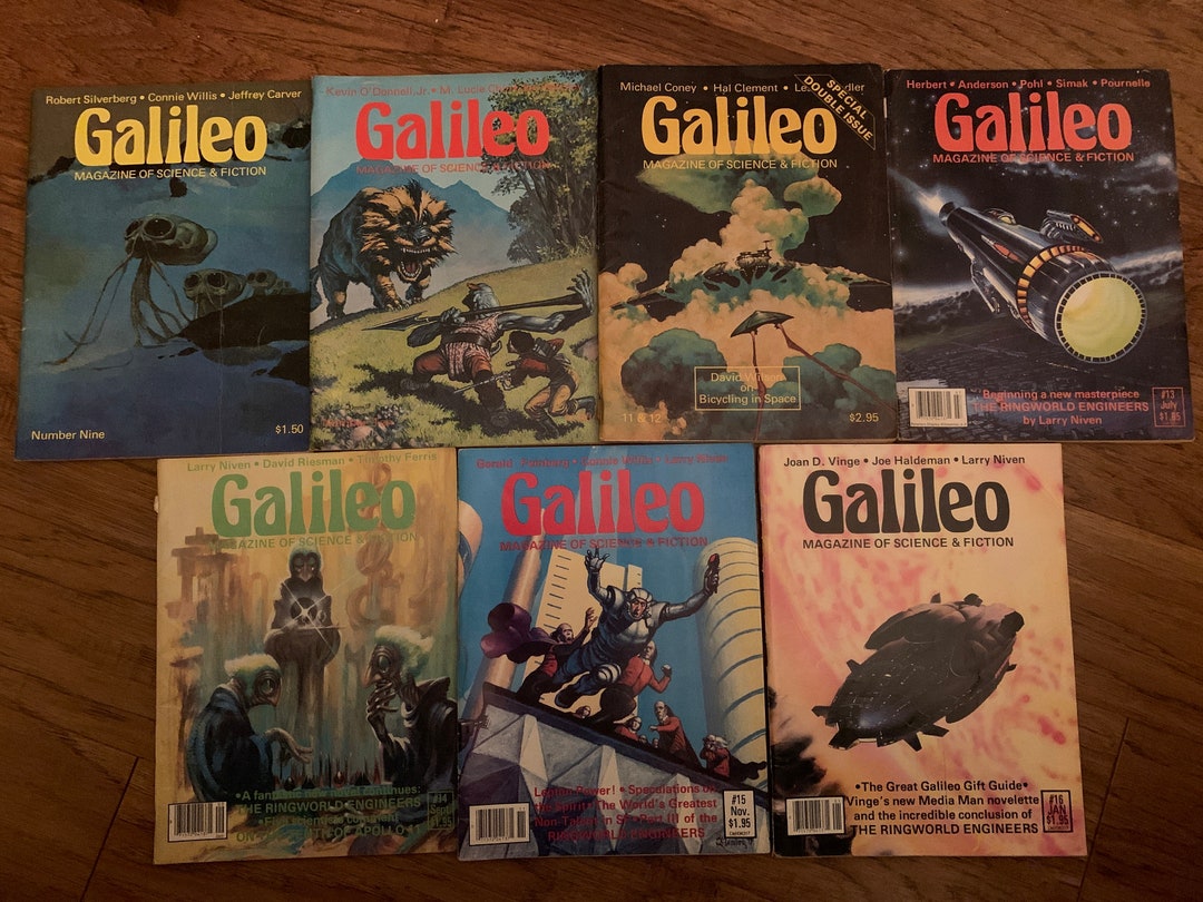 GALILEO magazine of Science & Fiction Nos. 9-16 1978 1980: Very Well ...