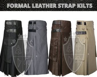 Custom Made Men's Scottish Kilts Hybrid Cotton Utility Kilts for Men Utility Kilts for Men ...