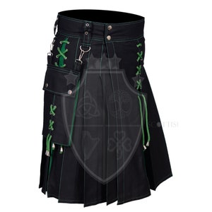 Scottish Utility Kilts for Men Customize Scottish Kilt Heavy Drilled Cotton Fabric Scottish ...