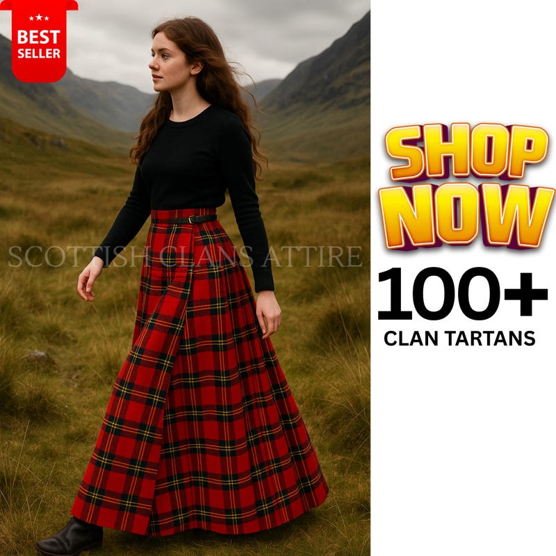 Womens Plaid Long Skirt - Etsy