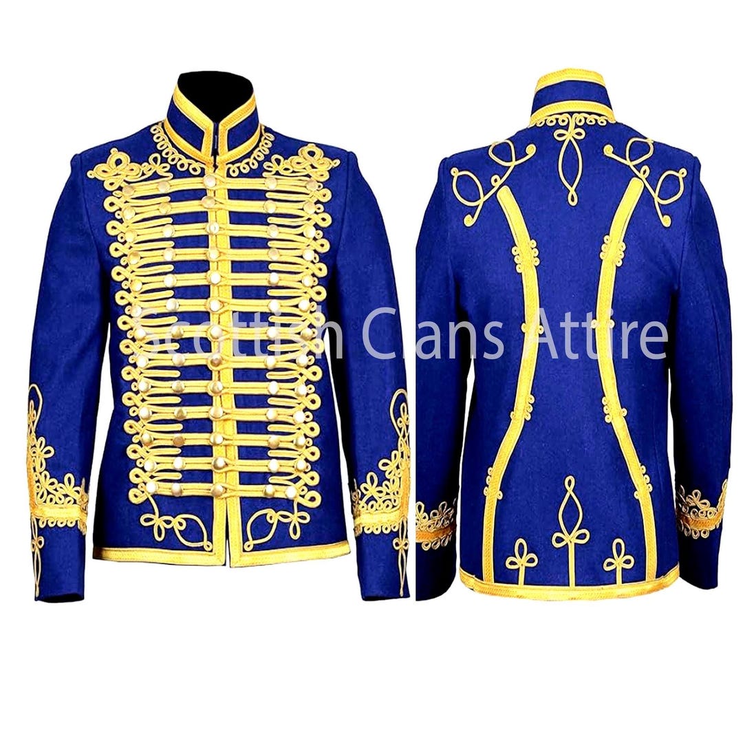 Hussar Jacket for Men, 18th Century Napoleon Hussar Jackets, Custom ...
