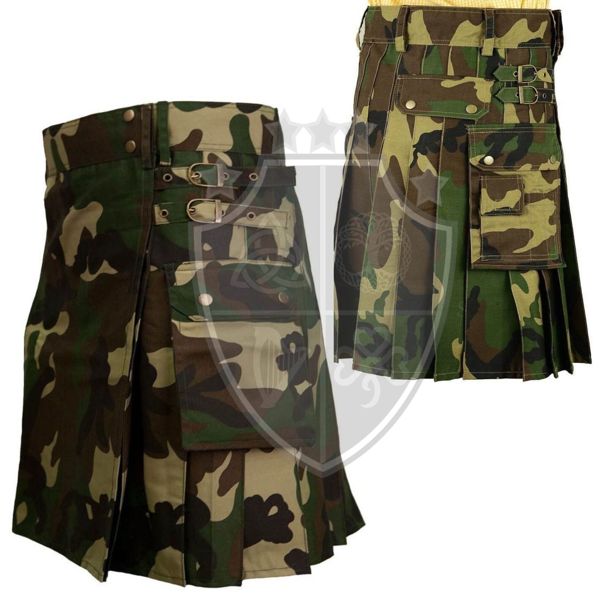 Scottish Tactical Kilt for Mens Utility Kilt Custom Military Kilt Men ...