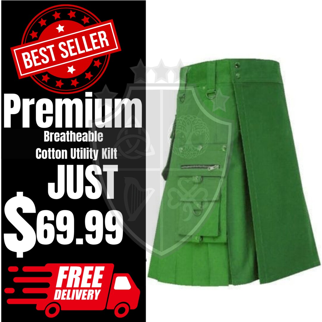 Scottish Utility Kilts - Customize Scottish Kilts for Men - Scottish Working Fashion Kilts ...