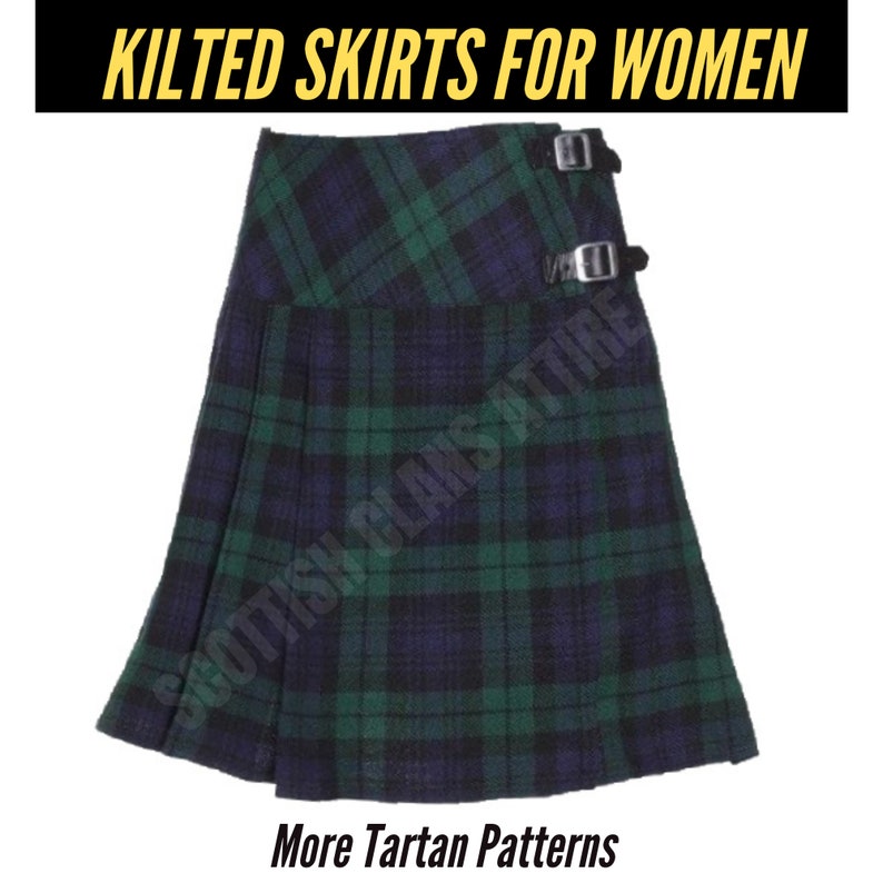 Ladies Kilt Skirt 20 Inch Length For Women Waist Sizes 24 To 70