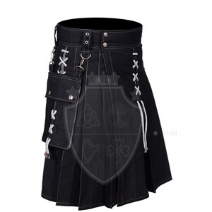 Scottish Utility Kilts for Men Customize Scottish Kilt Heavy Drilled Cotton Fabric Scottish ...