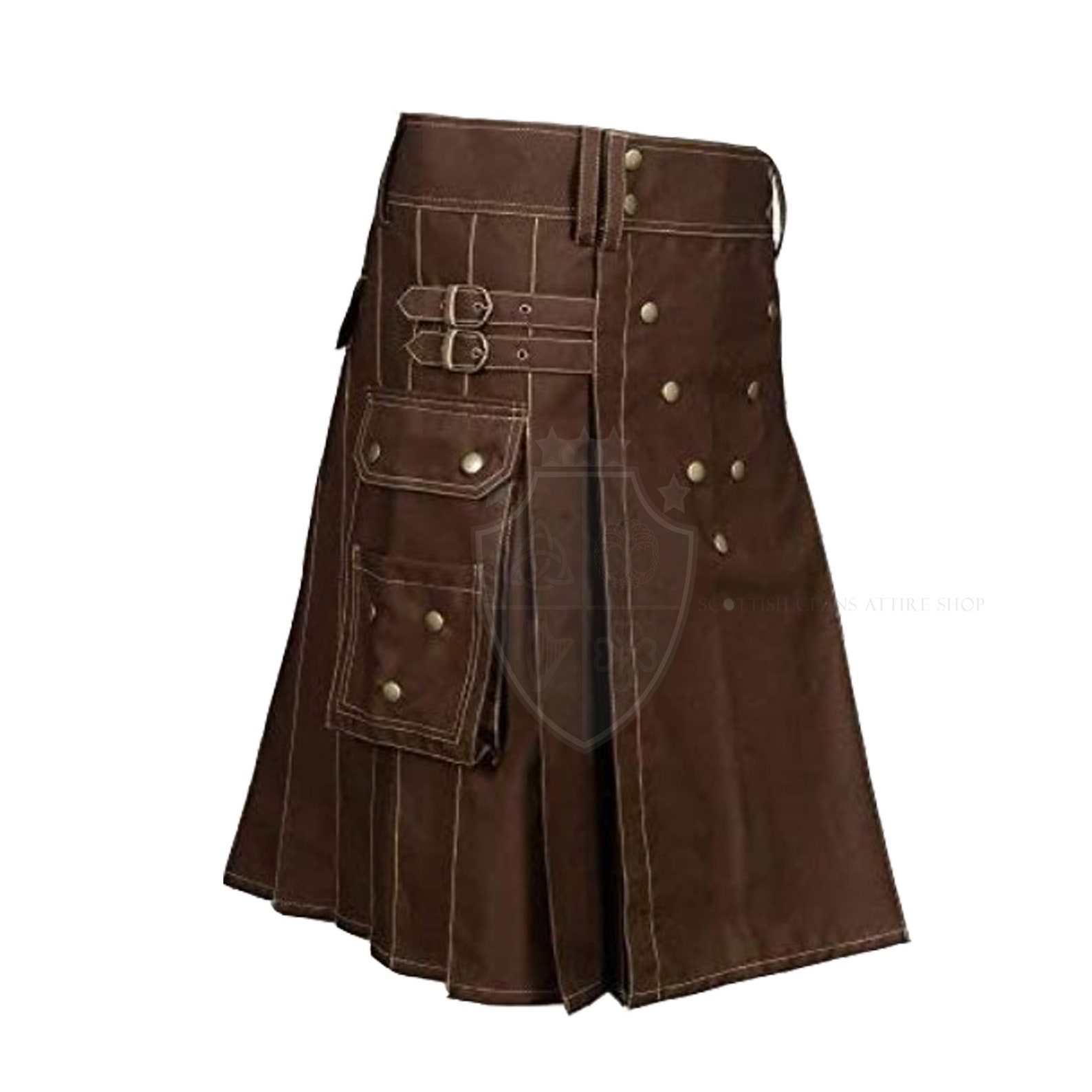 Scottish Utility Kilts for Men Customize Scottish Kilts Breathable Cotton Kilts Premium Working ...