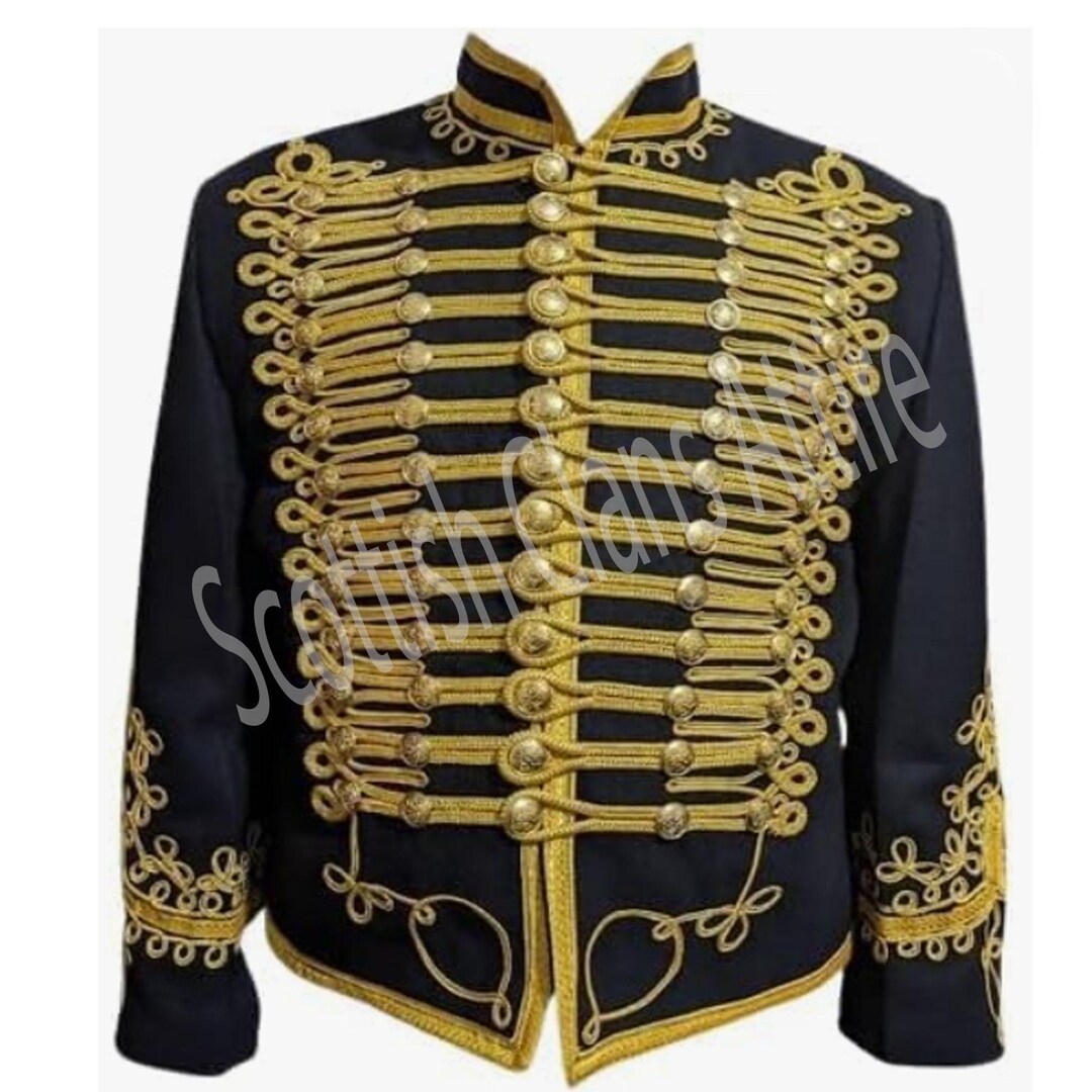 Hussar Jacket for Men, 18th Century Napoleon Hussar Jackets, Custom ...