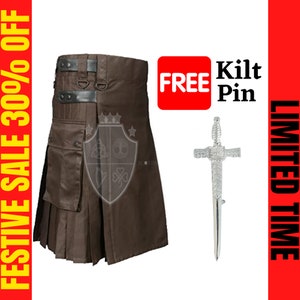 Utility Kilts for Men Scottish Kilts Scottish Utility Kilts Cotton Utility Kilts Custom Kilts ...