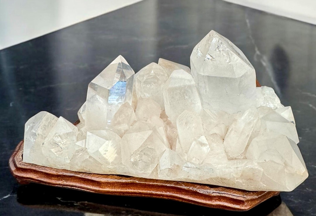 Natural Diamond Himalayan Quartz Cluster - Etsy