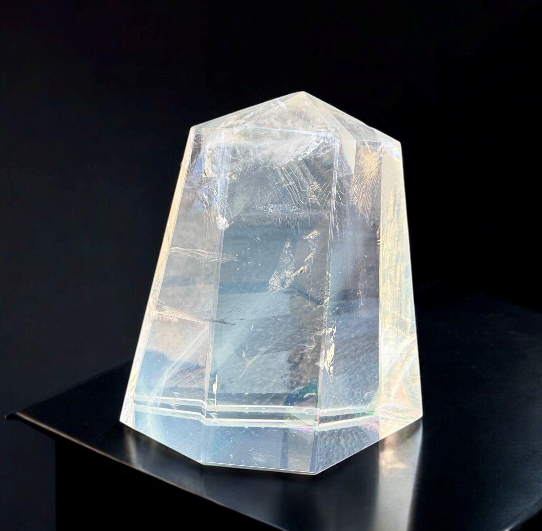 Optical Calcite Iceland Spar: Clear Rainbow Crystal From India - Etsy