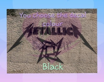Metallica Vinyl Decal - Etsy